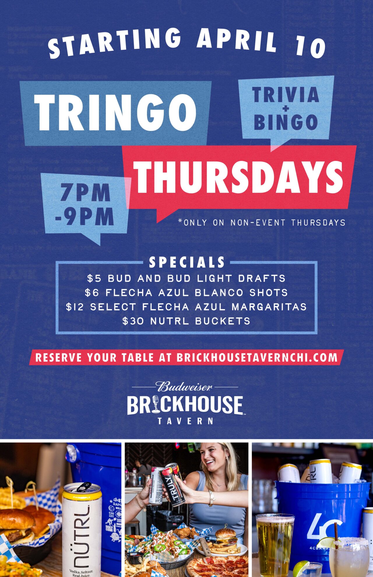 Tringo Thursdays - Budweiser Brickhouse Tavern